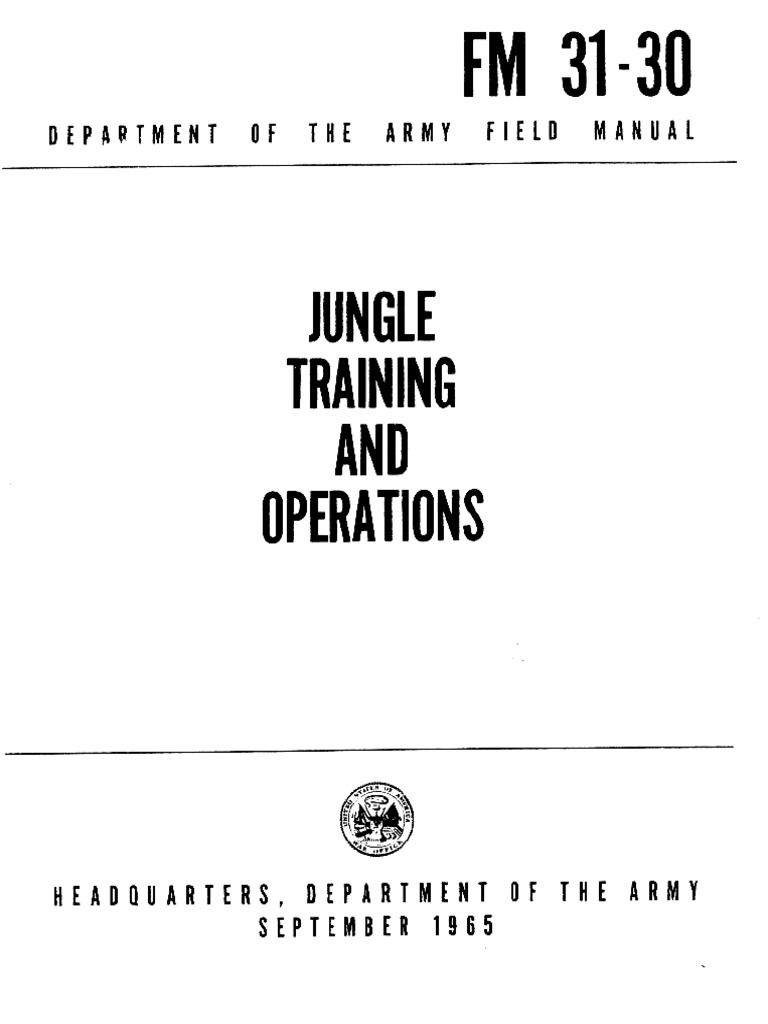 Jungle Training & Operations | PDF