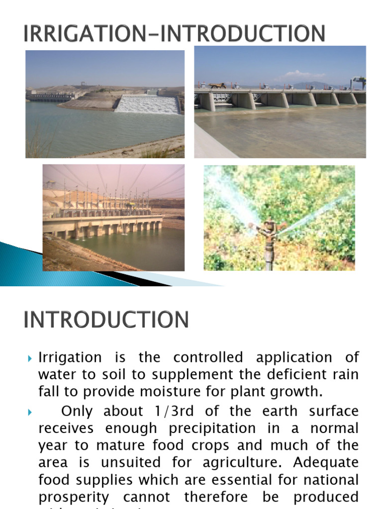 Lecture-1 Introduction and water resources | PDF | Irrigation ...