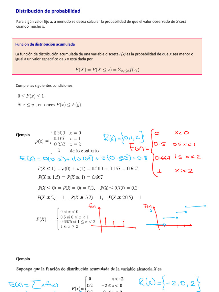 Variables Aleatorias Estadística Pdf Variable Aleatoria Diferencia