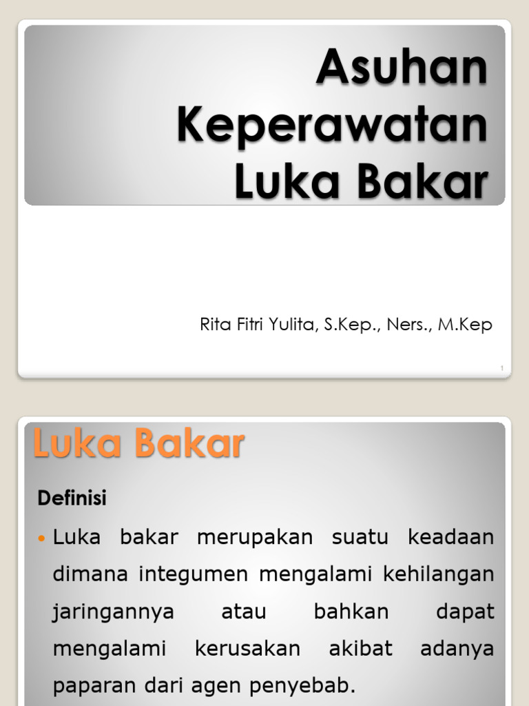 ASKEP Luka Bakar FIX | PDF