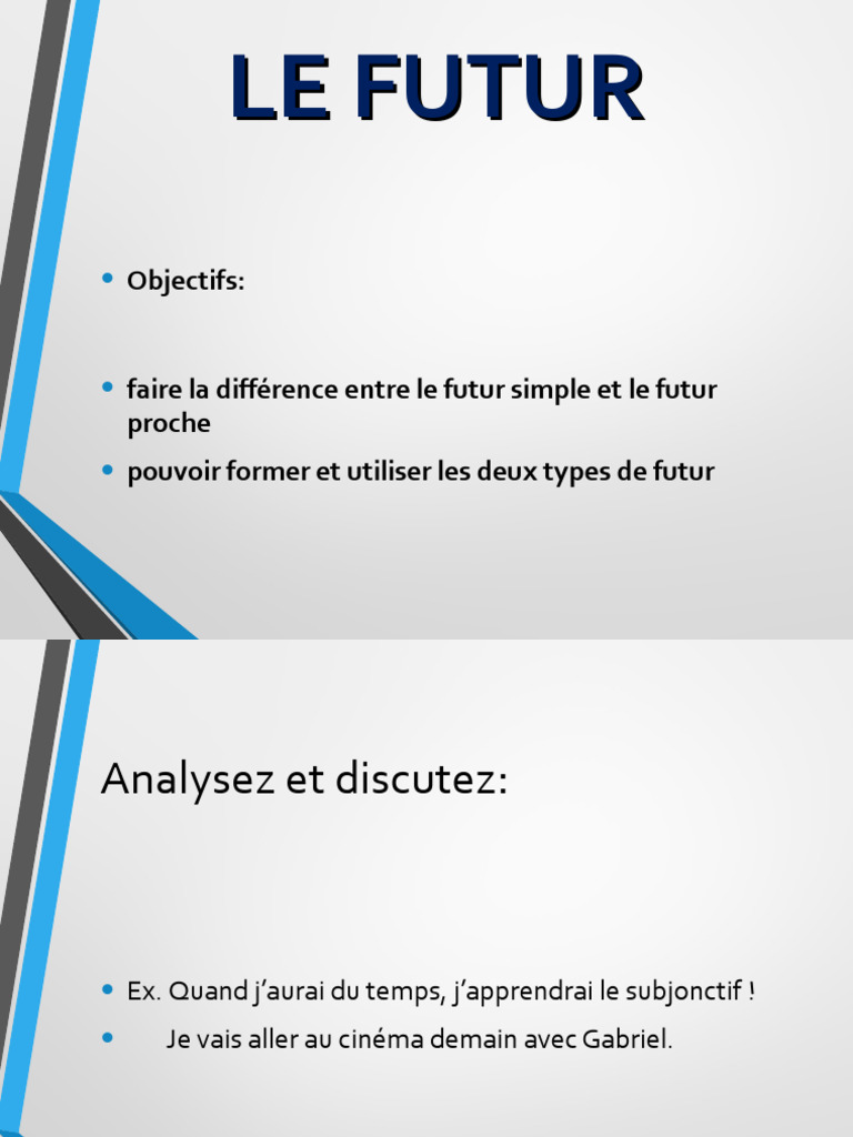 Le Futur | PDF
