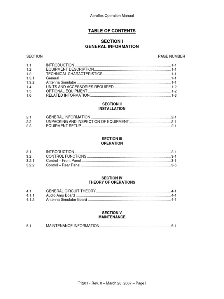 T1201 Operation Manual | PDF | Amplifier | Antenna (Radio)