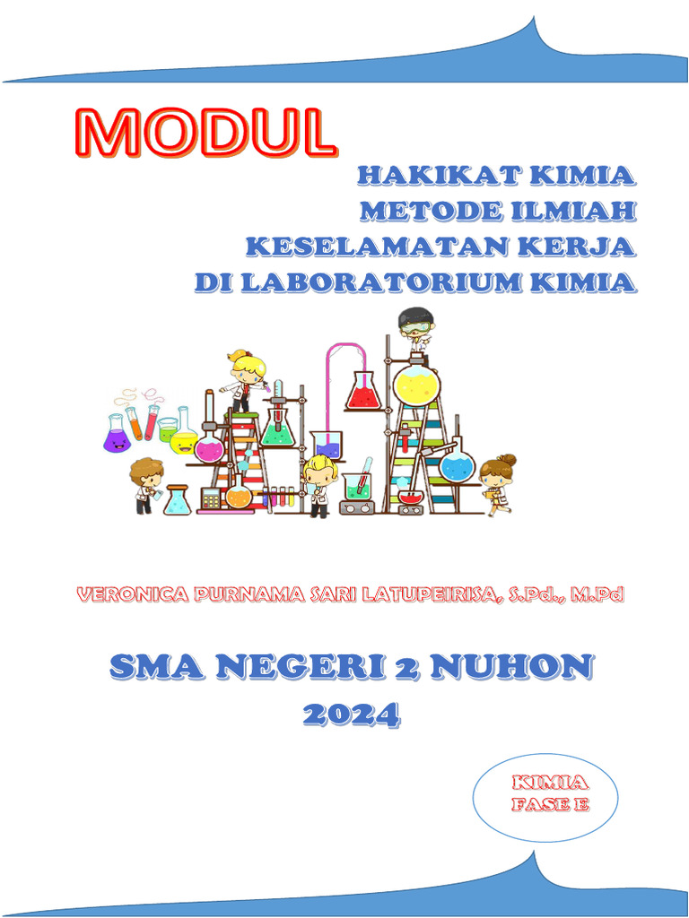 Modul Ajar Kimia - MODUL HAKIKAT KIMIA, METODE ILMIAH & KESELAMATAN ...