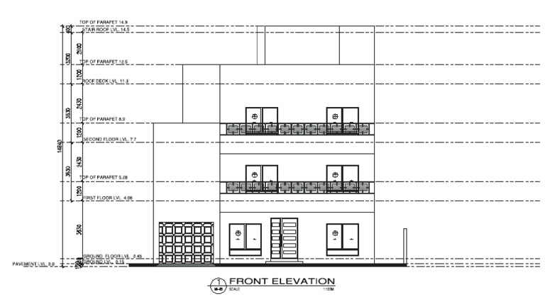 Front Elevation Structure | PDF