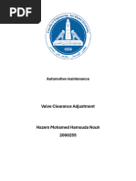 Engine Valve Clearance Specs | PDF | Engines | Mechanical Engineering
