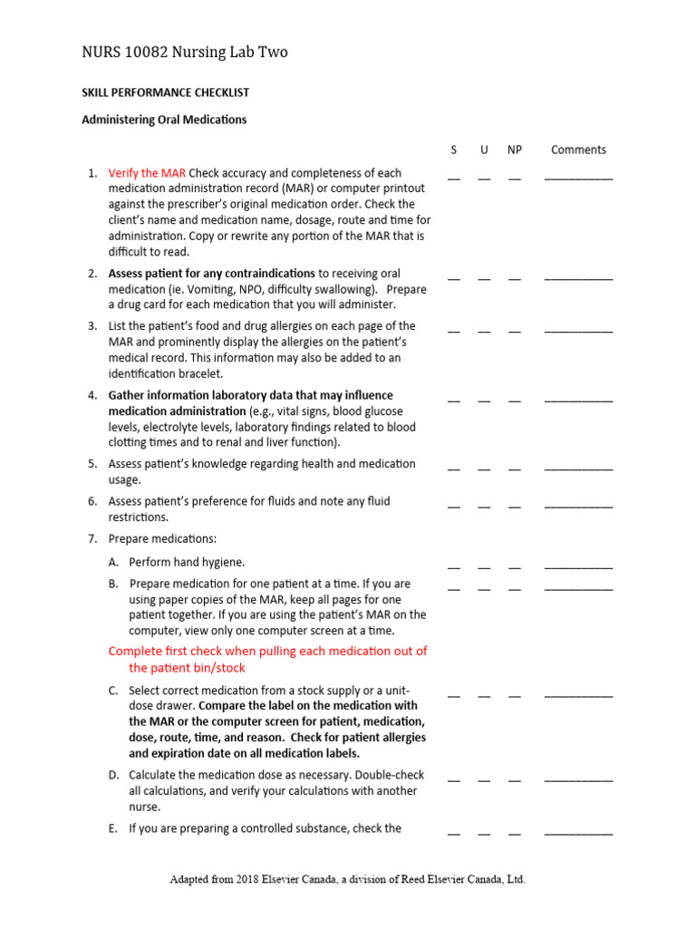 Administering Oral Medications W2020 | PDF | Tablet (Pharmacy) | Pharmacy