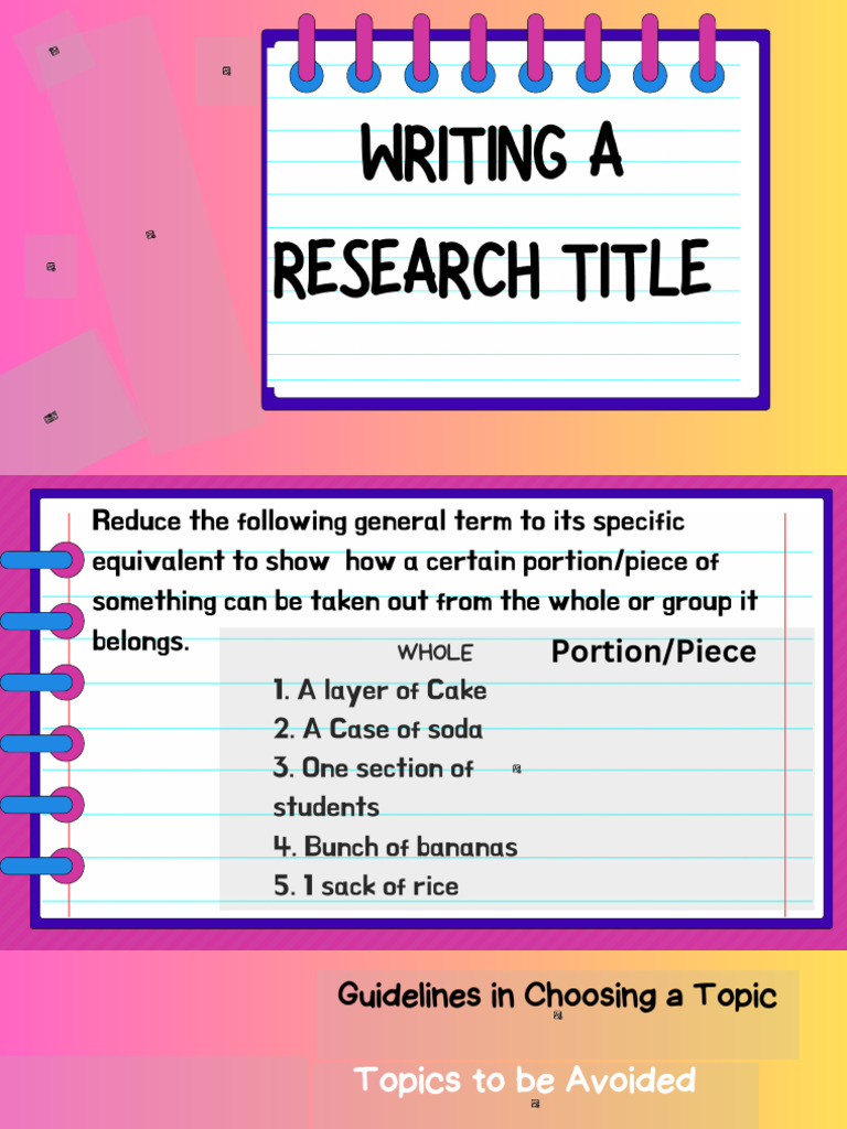 Writing Effective Research Titles | PDF | Qualitative Research | Question