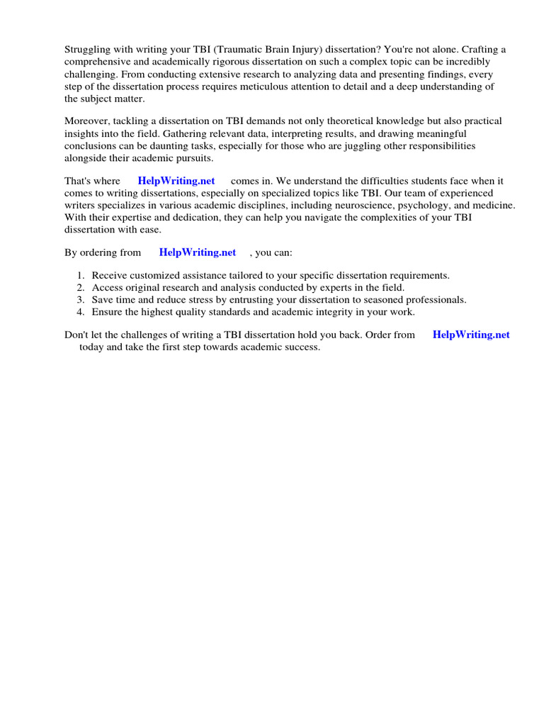 Tbi Dissertation | PDF | Tuberculosis | Thesis