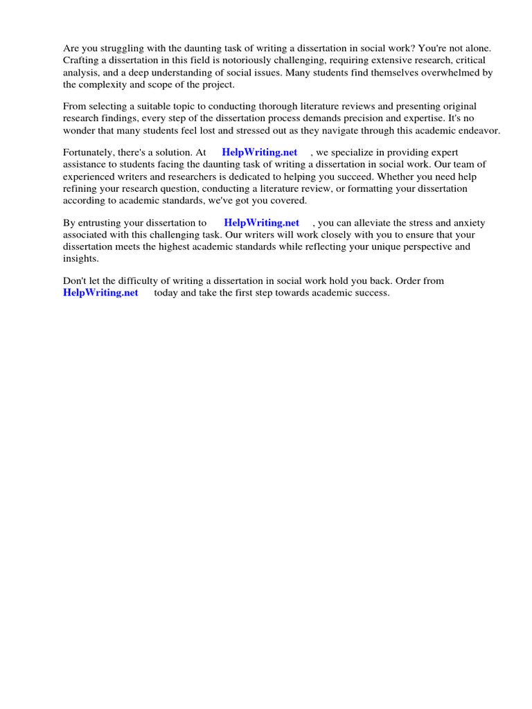 Sample Dissertation Topics in Social Work | PDF | Social Work | Methodology