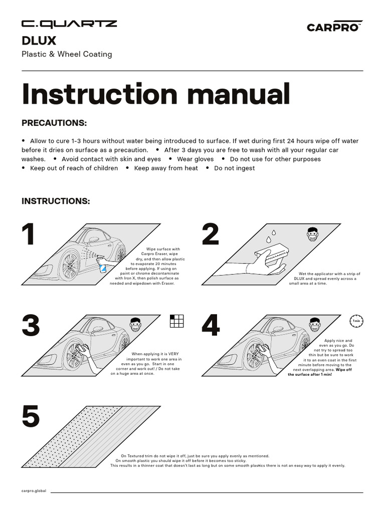 Car Coating Application Guide | PDF | Secondary Sector Of The Economy ...