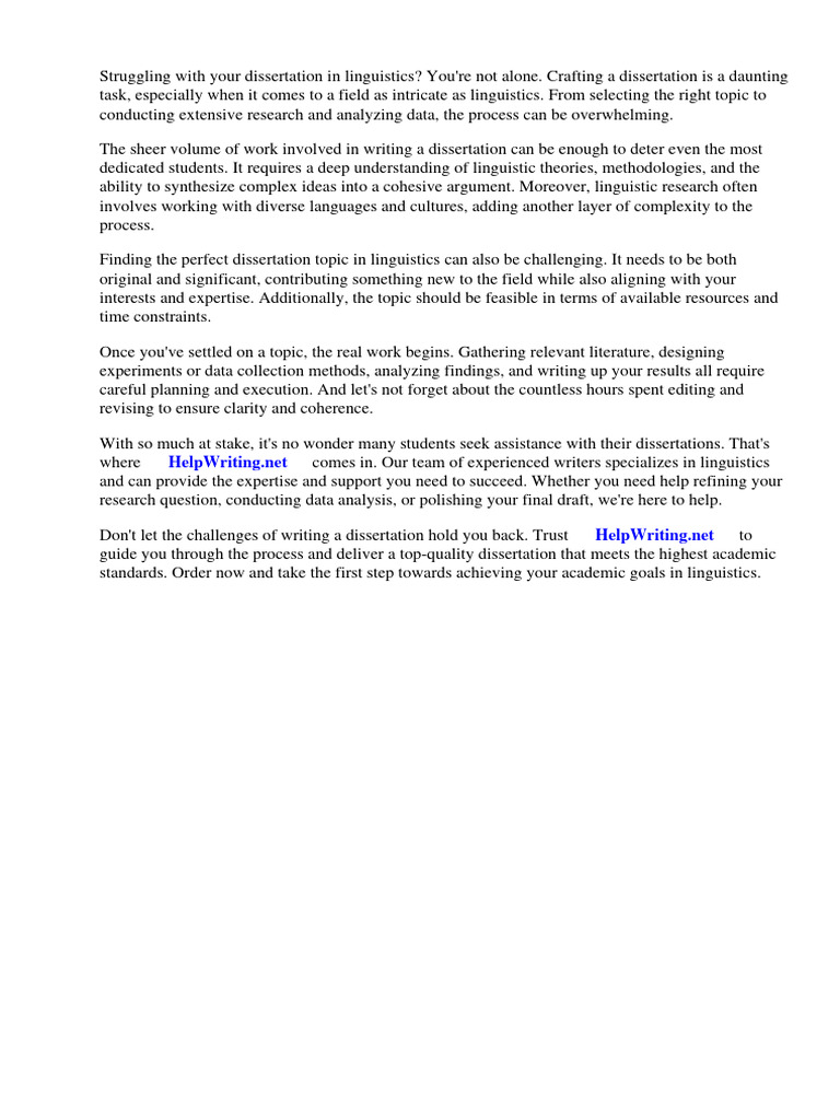 Dissertation Themes in Linguistics | PDF | Linguistics | Thesis