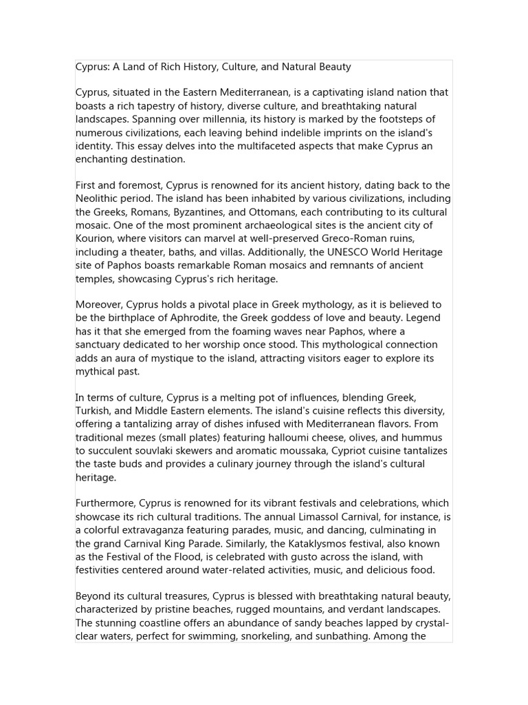 Cyprus | PDF | Cyprus