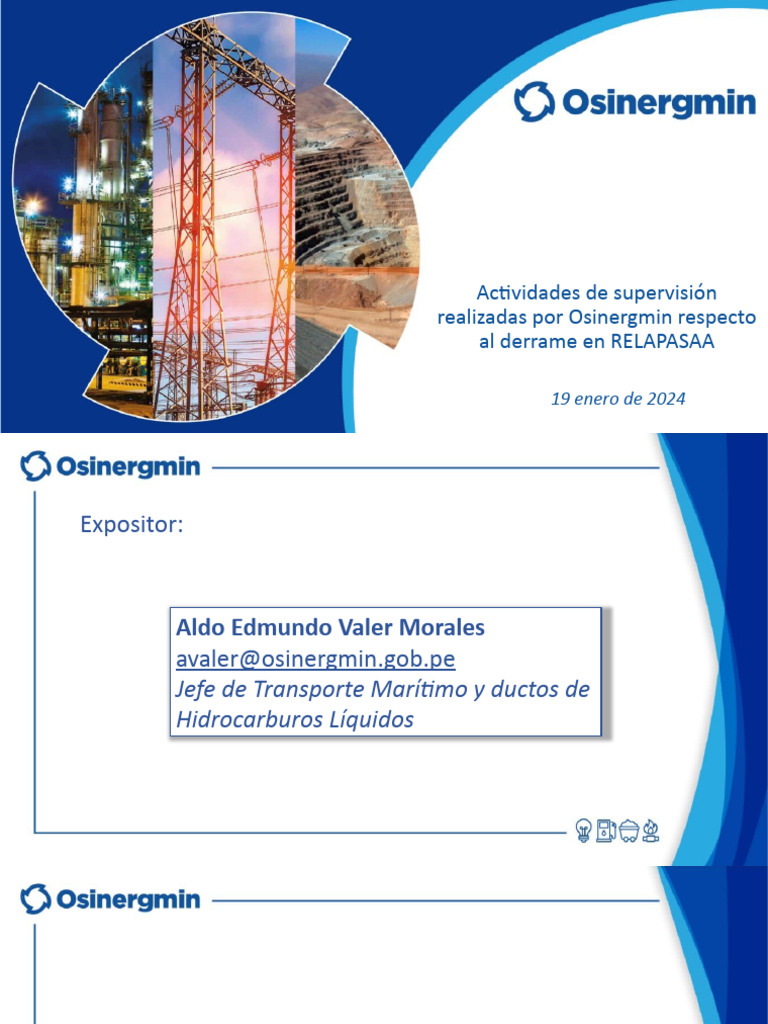 Osinergmin Foro Cip Lima Relapasaa | PDF