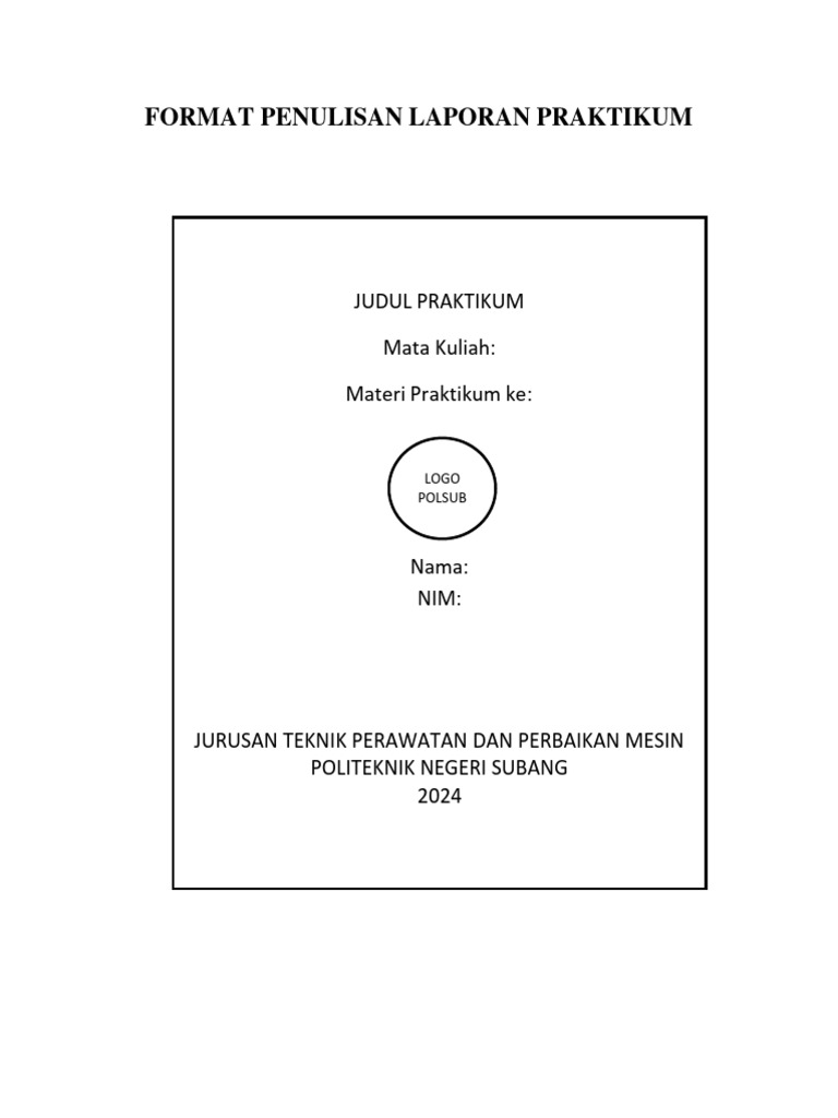 Templete Laporan | PDF