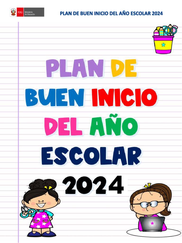 Plan Del Buen Inicio Del Año Escolar-2024 | PDF | Evaluación | Enseñando Plan Del Buen Inicio Del Año Escolar-2024 | PDF | Evaluación | Enseñando