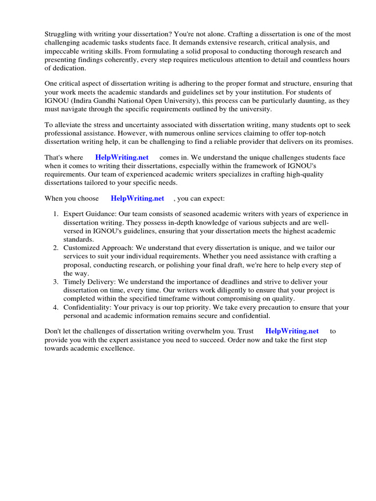 Ignou Dissertation Proposal Proforma | PDF | Thesis | Doctor Of Philosophy