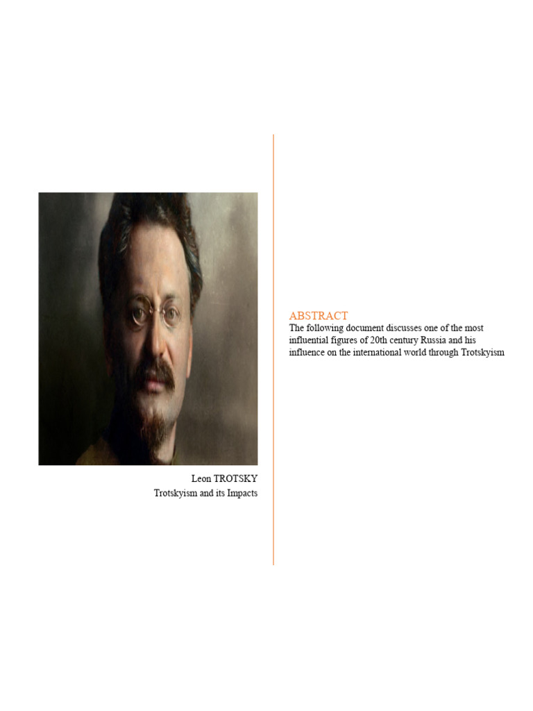 Trotsky | PDF | Leon Trotsky | Vladimir Lenin