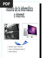Linea Del Tiempo Historia de La Computadora | PDF | Electrónica | Microprocesador