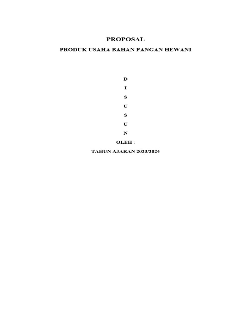 PROPOSAL SATAI (Autosaved) | PDF