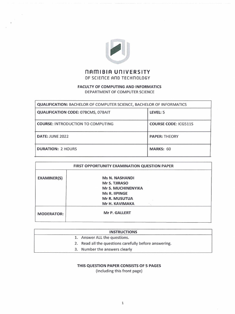INTRODUCTION TO COMPUTING | PDF | Algorithms | Computer Science