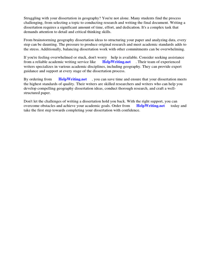 Dissertation Geography Ideas | PDF | Geography | Thesis Dissertation Geography Ideas | PDF | Geography | Thesis