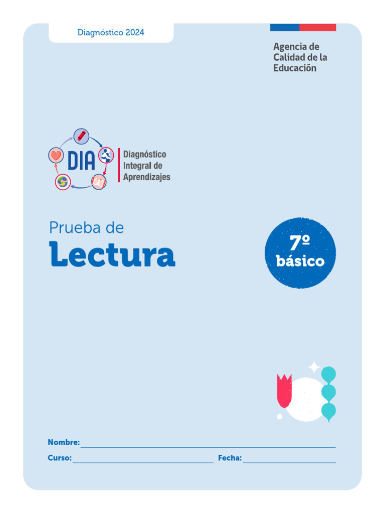 Prueba Lectura Diagnostico 2024 7 Basico | PDF | Alergia