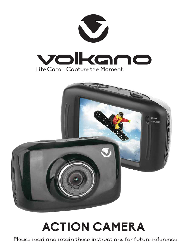 Volcano Excite Camera User Manual | PDF