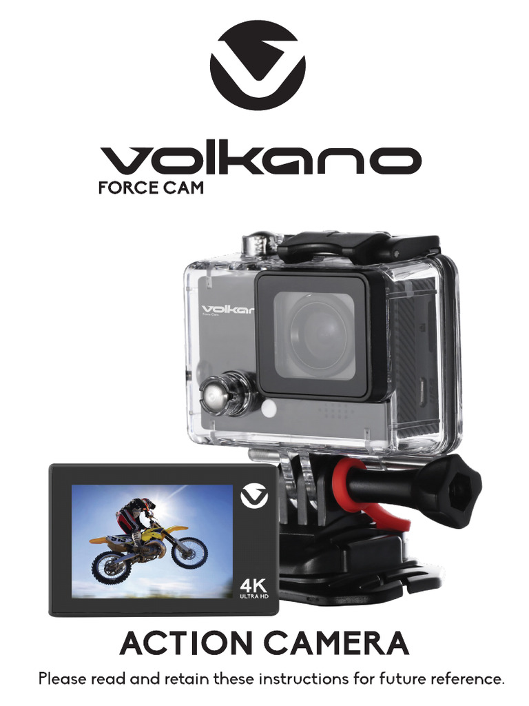 Volcano 4k Action Camera Use Manual | PDF