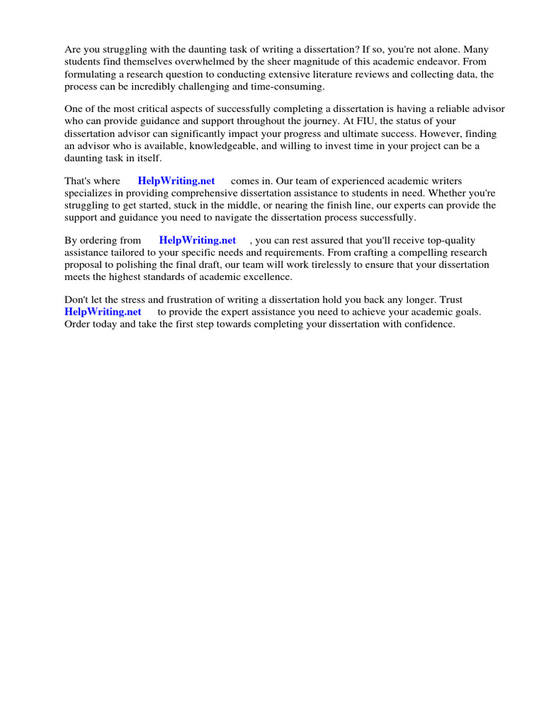 Dissertation Advisor Status Fiu | PDF | Thesis | Doctor Of Philosophy