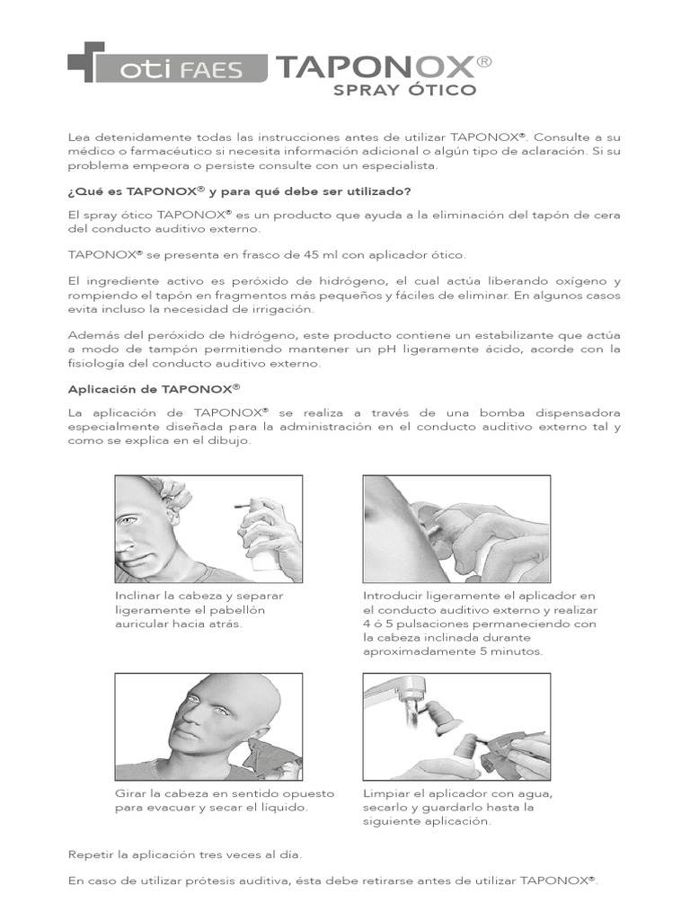 Taponox Prospecto | PDF | Especialidades Medicas | Medicina