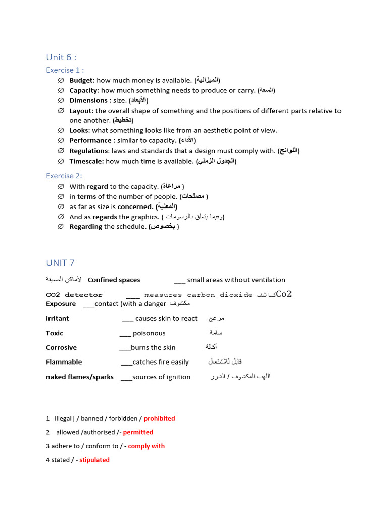Anglais Unit 6 To 10 | PDF | Energy Technology