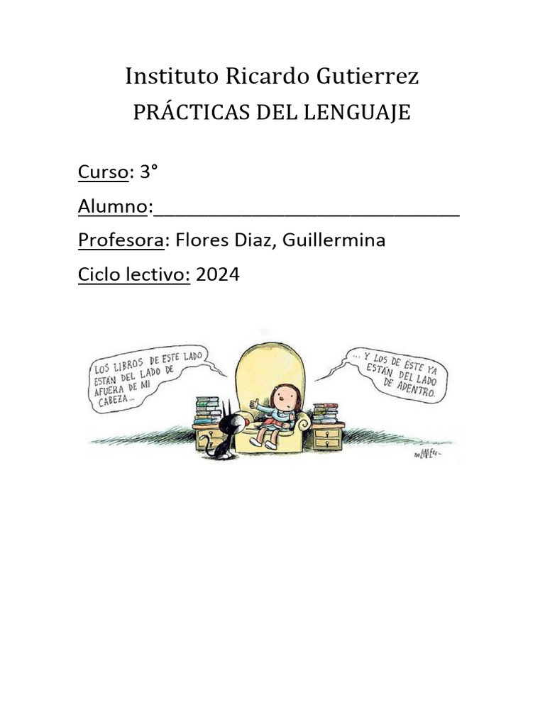 3ro 2024 Cuadernillo (IRG) | PDF | Narración | La novela policíaca