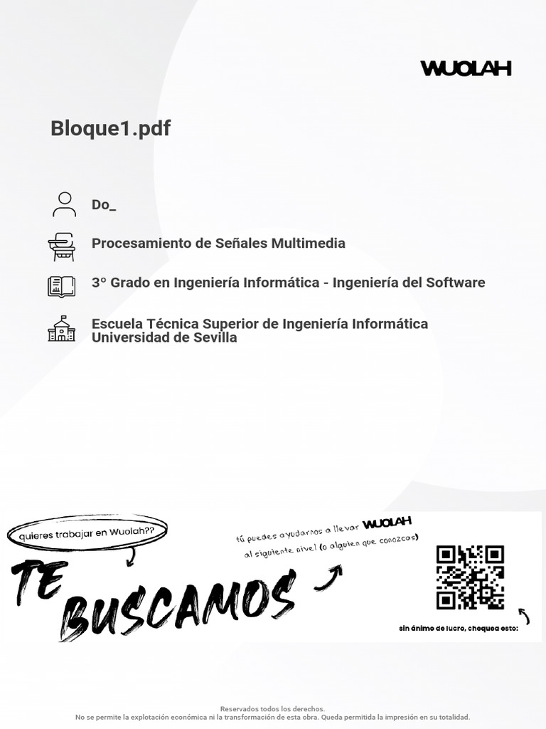 Wuolah Free Bloque1 | PDF | Transformada discreta de Fourier | Modulación