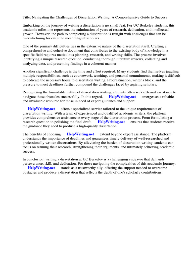 Dissertation Guidelines Uc Berkeley | PDF | Thesis | Solubility