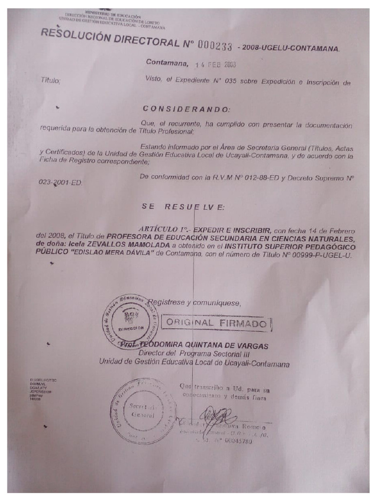 Acto Resolutivo | PDF