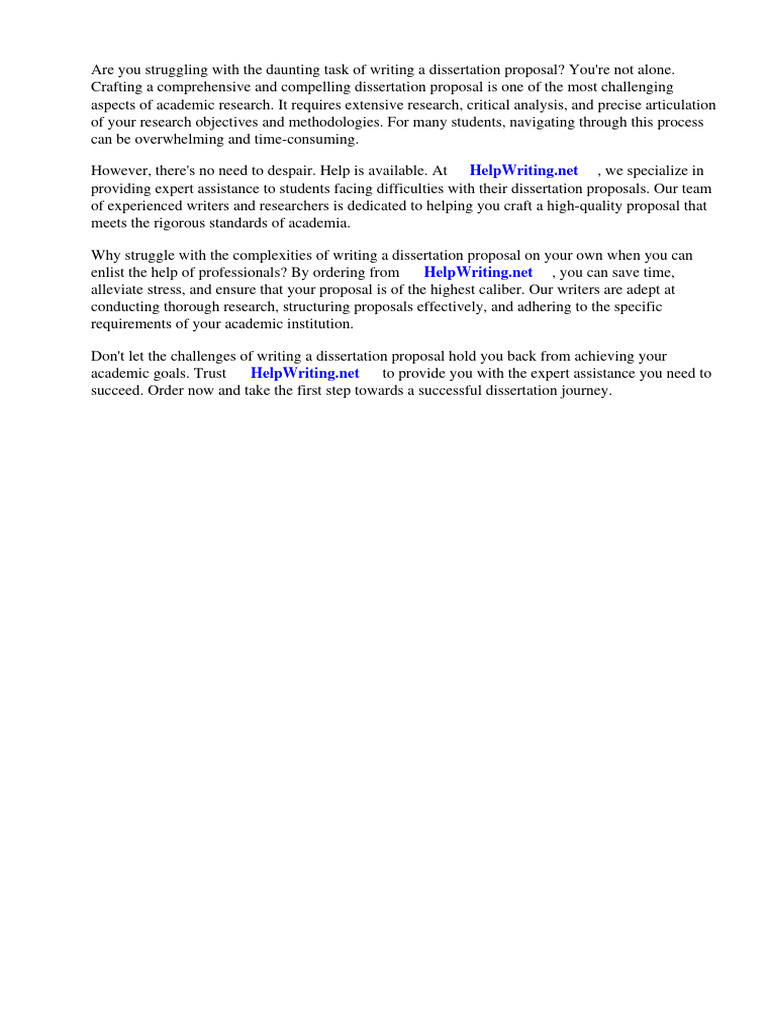 Sample Draft Dissertation Proposal | PDF | Thesis | Essays