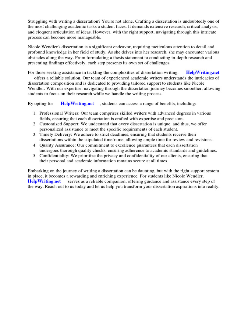Nicole Wendler Dissertation | PDF | Thesis | Http Cookie