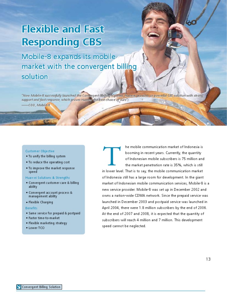 Flexible and Fast Responding Cbs | PDF | Prepaid Mobile Phone | Marketing