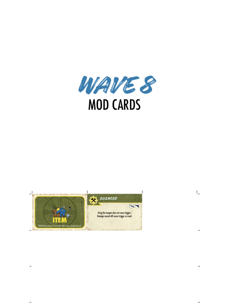 FWW - Wave 8 - Cards - Mods | PDF | Armour | Military Technology