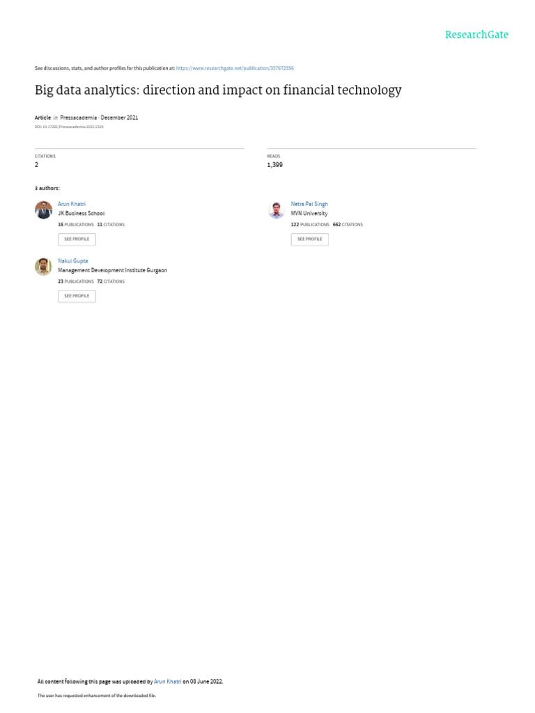 ArunKhatri NpSingh NakulGupta | PDF | Factor Analysis | Analytics