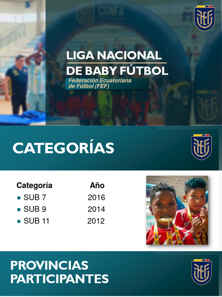 Liga Baby Fútbol Ecuador 2024 | PDF | Asociación de Futbol | Deportes