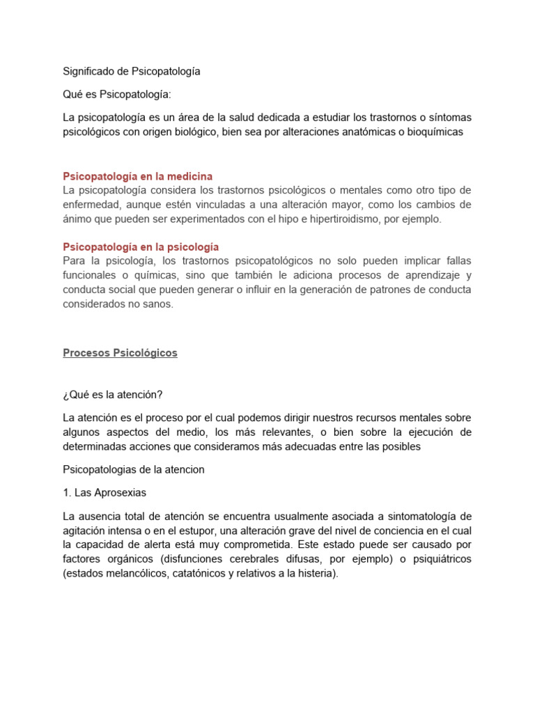 Info Tarea 3 | PDF | Trastorno mental | Psicopatología