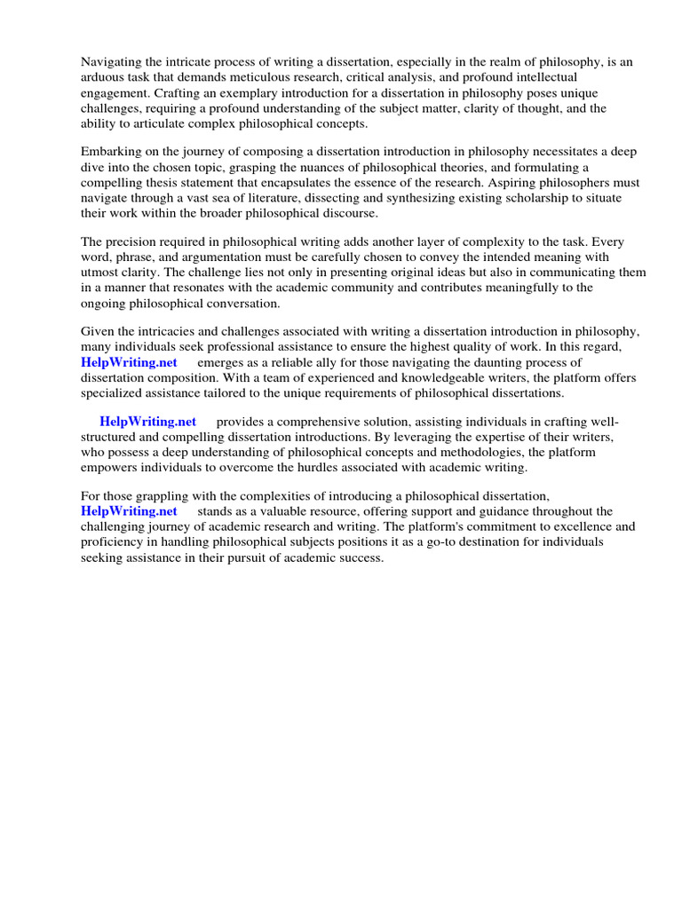 Exemple d Introduction de Dissertation Philosophie | PDF | Thesis | Essays