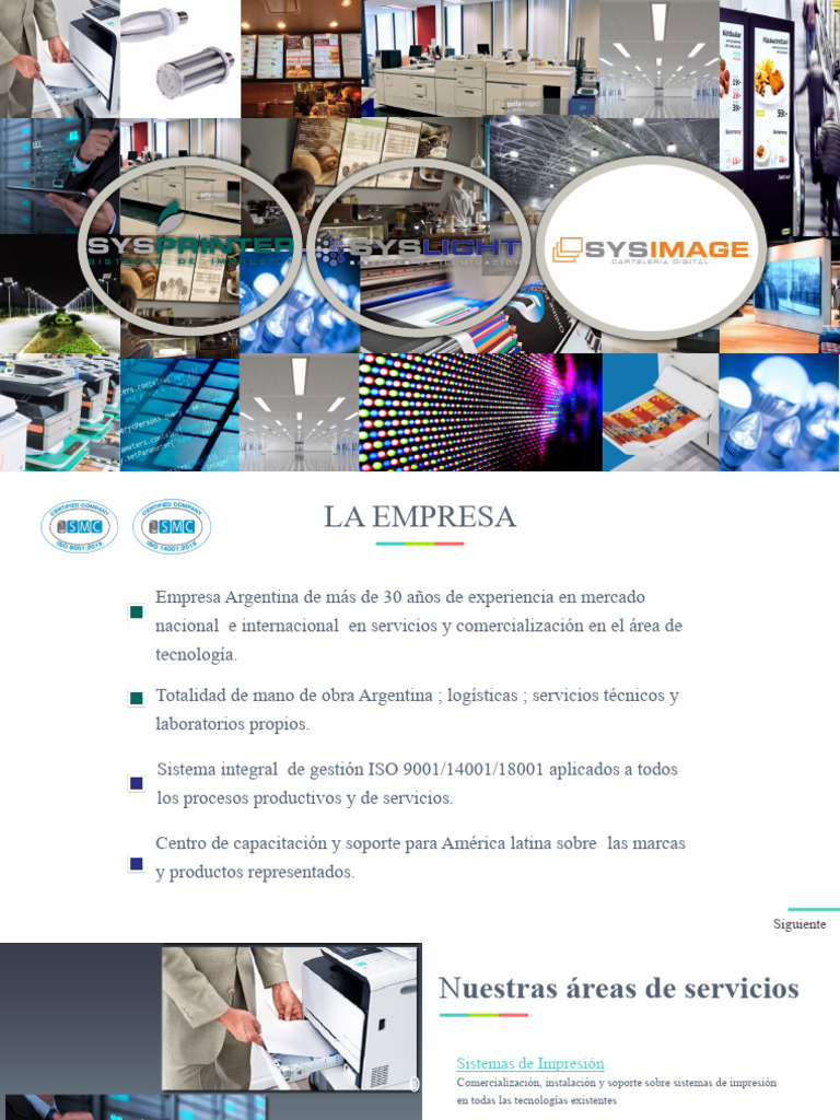 Presentación Sysprinter SA | PDF