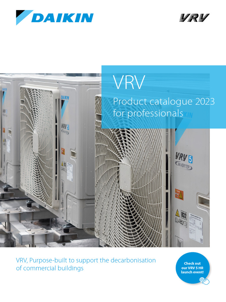 VRV Installer Product Catalogue ECPEN23-200 English | PDF | Air ...