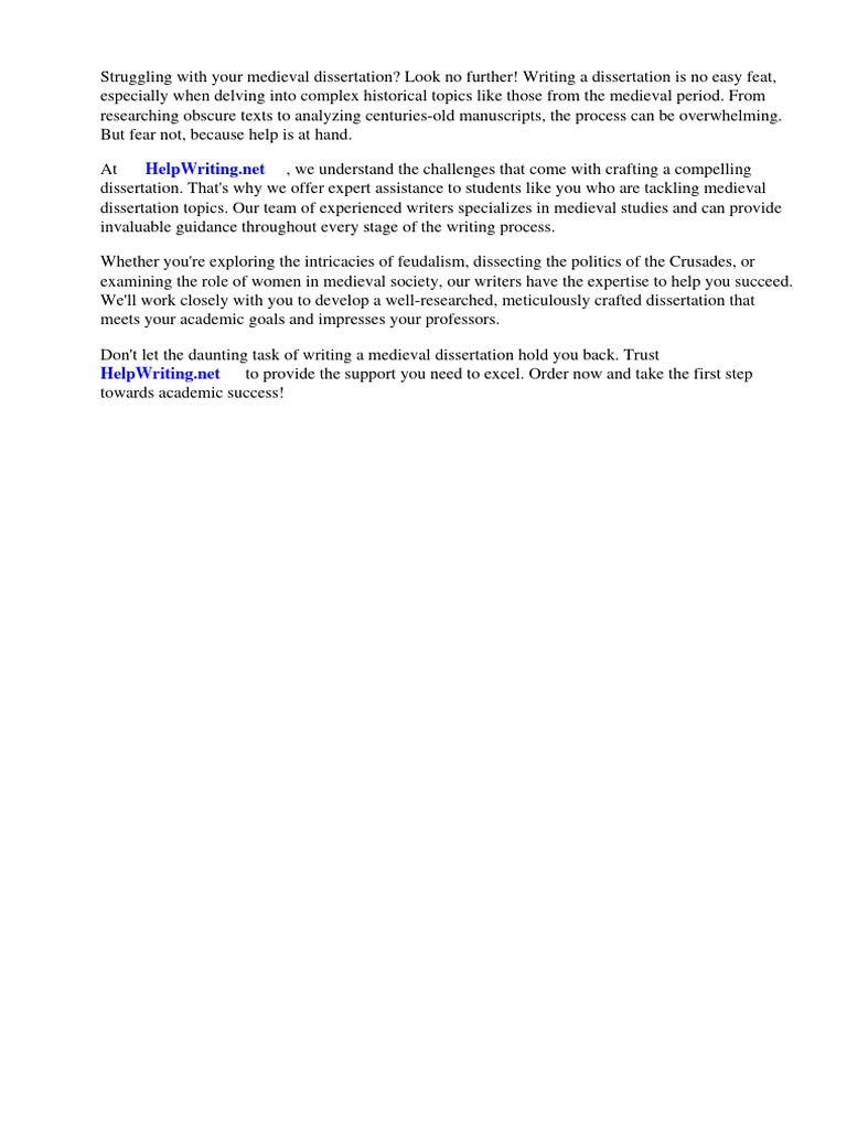 Medieval Dissertation Topics | Download Free PDF | Microsoft Power ...