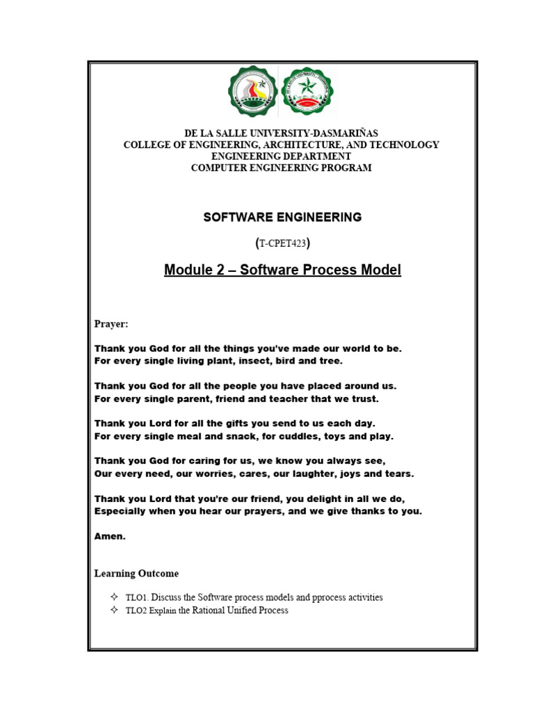Module 2 - Software Process | PDF | Agile Software Development | Software Prototyping