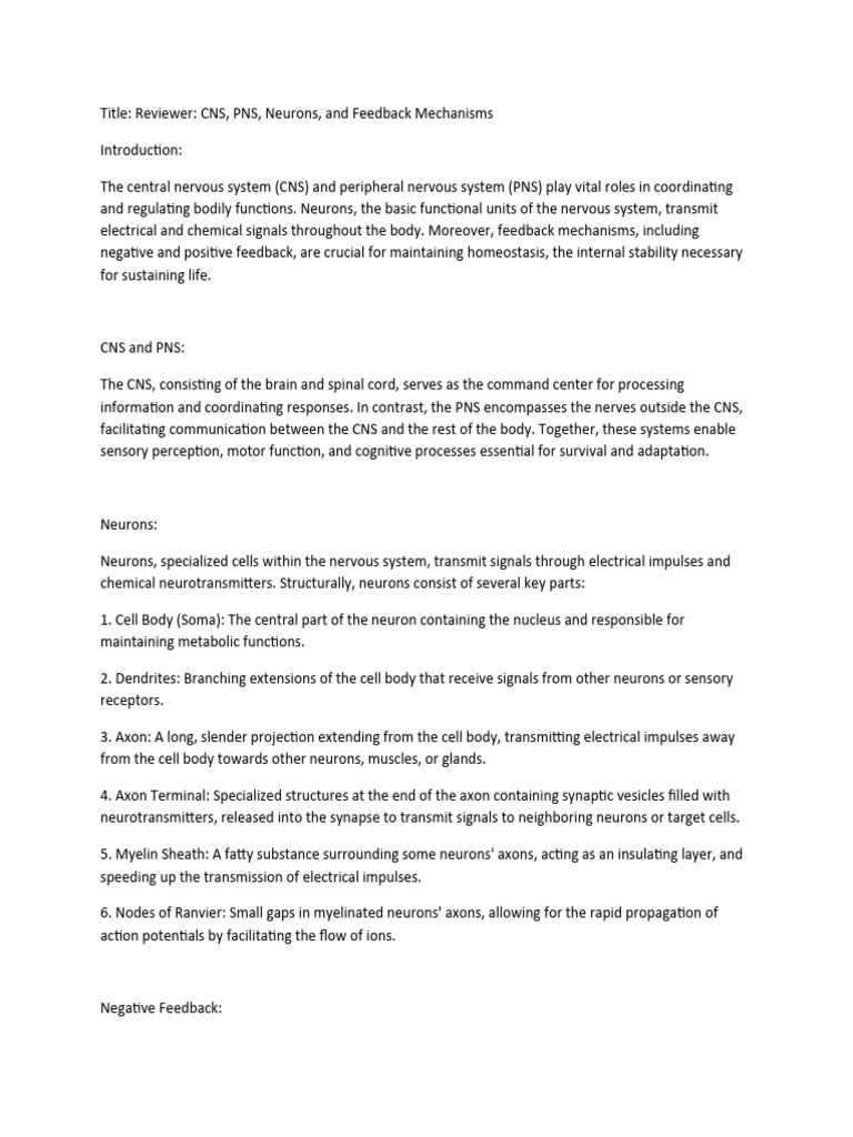 Science Reviewer | PDF | Neuron | Axon