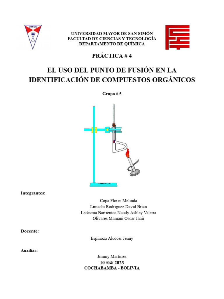 INFORME 3 Lab. de Orga. | PDF | Fase (materia) | Derritiendo