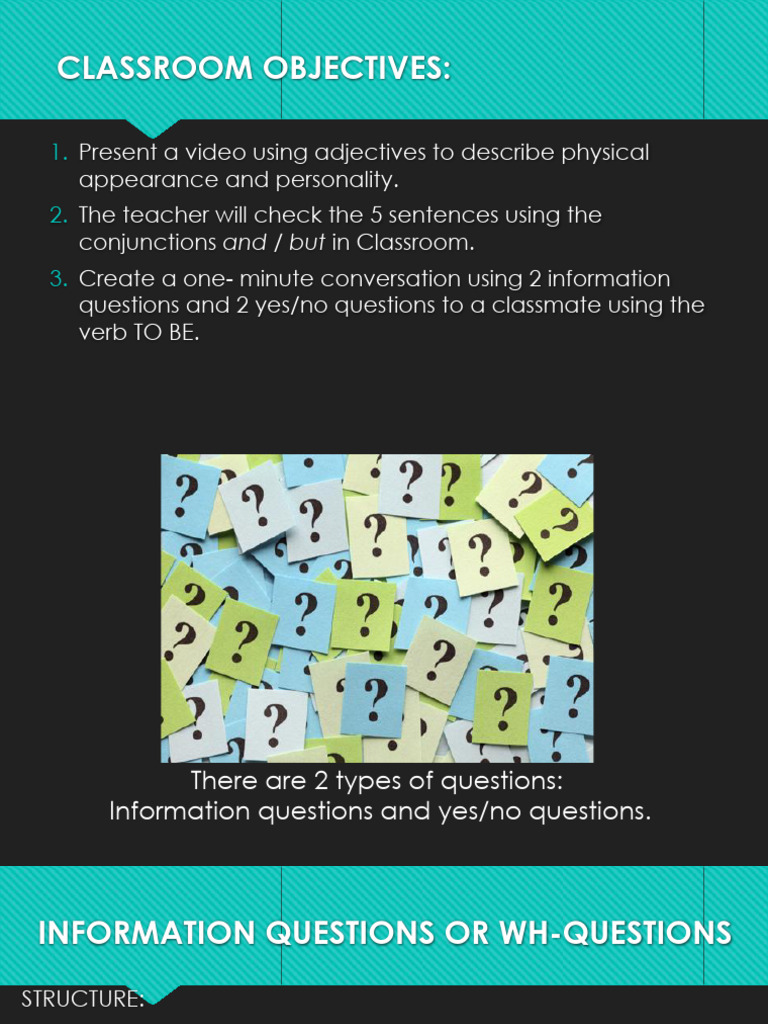 Unit 1 - Yes-No and WH - Questions | PDF | Wellness